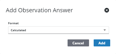 Configure Numeric and Calculated Observation Answers