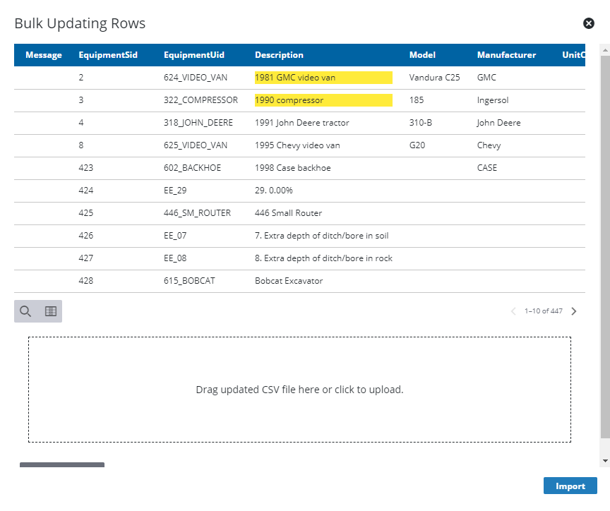 Perform a Bulk Update