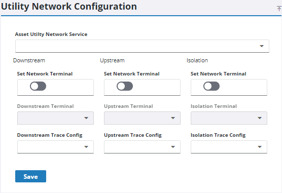 Configure the Utility Network