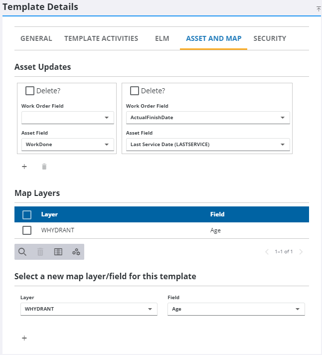 Add GIS Fields to a Work Order Template