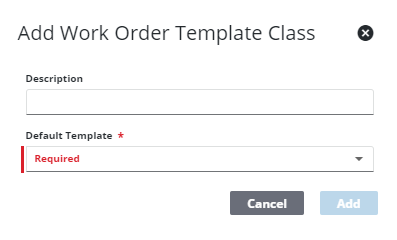 Add or Edit Template Classes