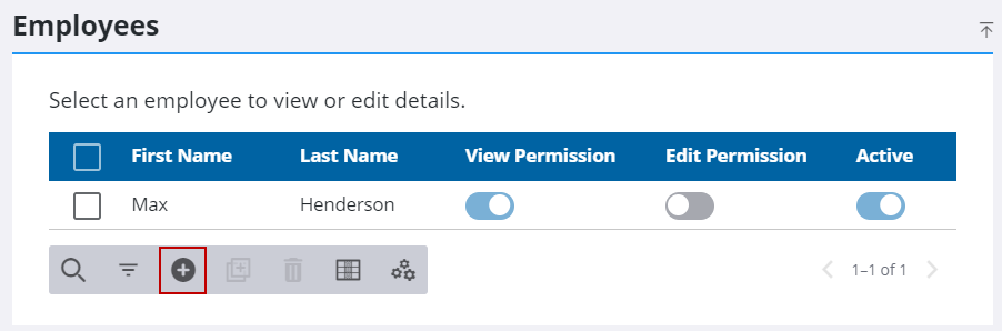Add a Contractor Employee