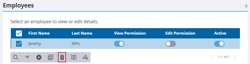 Remove a Contractor Employee