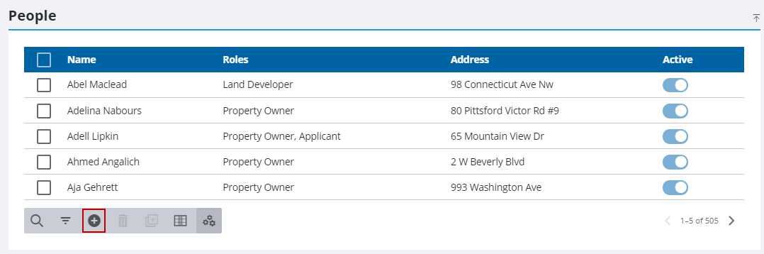 Add a People Profile