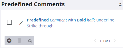 Add or Edit Predefined Comments to a Service Request Category