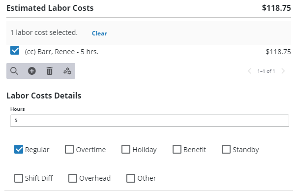 Add Labor to a Work Order Template