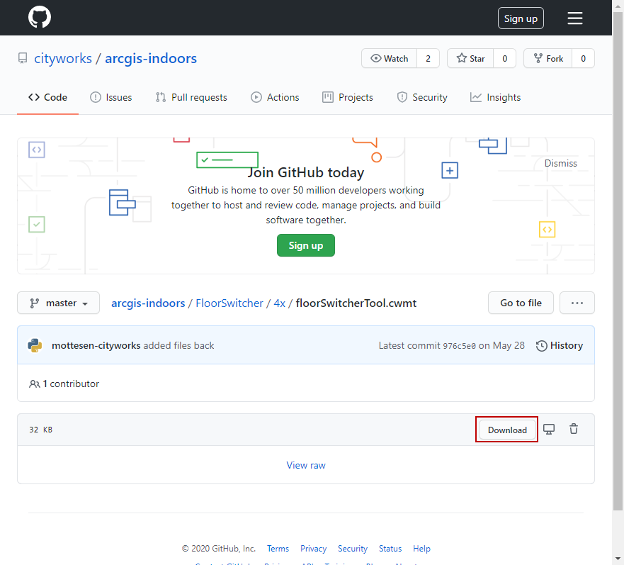Install the ArcGIS Indoors Floor Switcher Custom Map Tool