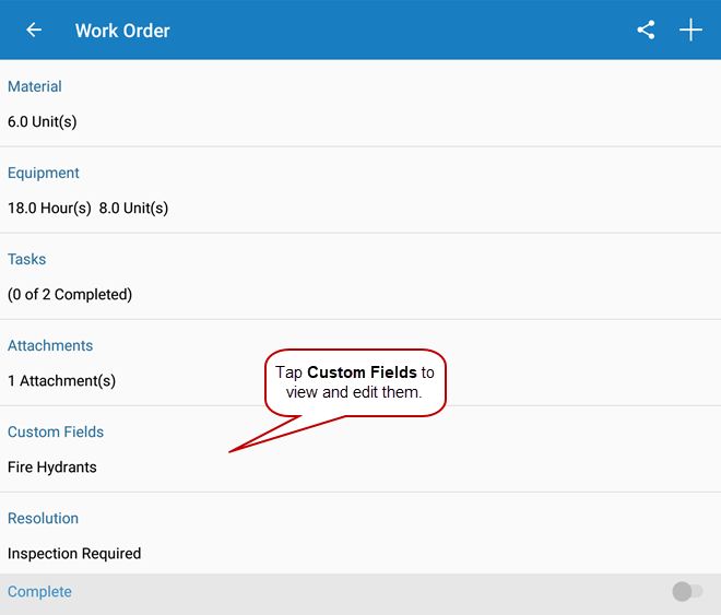 View or Edit Custom Fields