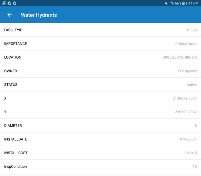View Asset Attributes