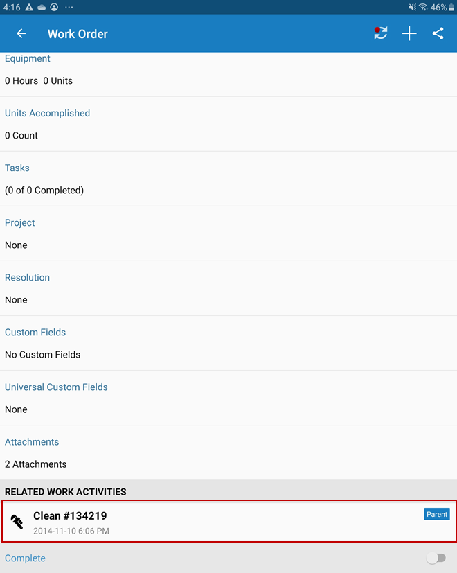 Create a Child Activity