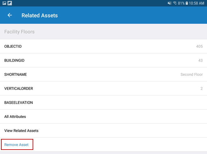 View Related Assets and Create a Work Order