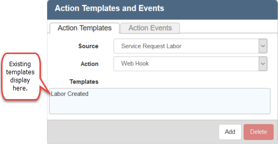 Add Or Edit An Action Template