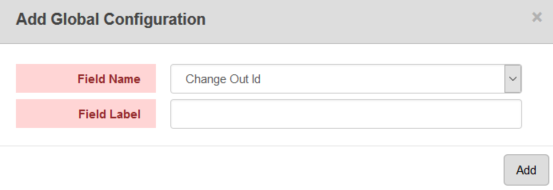 Add Or Edit Global Configuration Fields