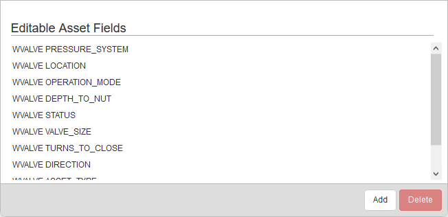 Configure Editable Asset Fields for a Custom Inspection Template