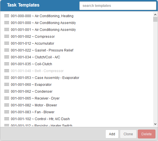 Add or Edit a Task Template