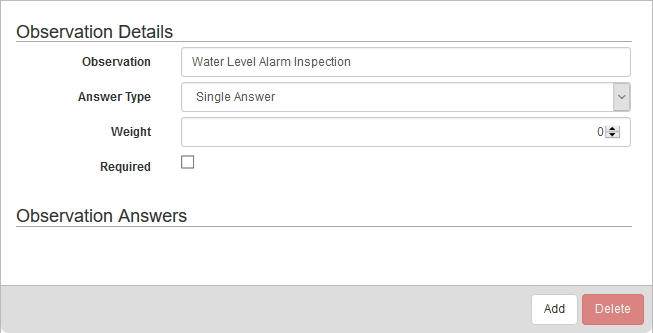 Add a Linear Observation