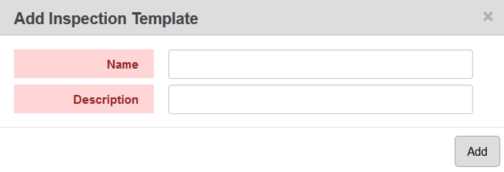 Add or Edit a Custom Inspection Template
