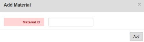 Add or Edit Material