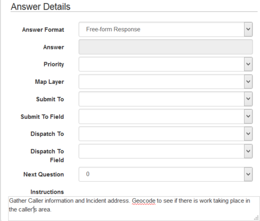 Add or Edit a Linear Answer