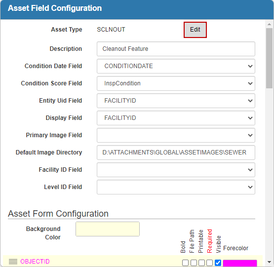 Reassign Asset Types