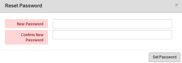 Reset an Employee's Password