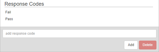 Add Response Codes to a Task Template