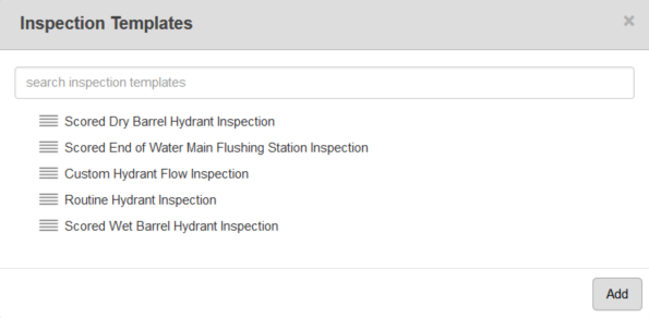 Add Custom Inspections to a Work Order Template