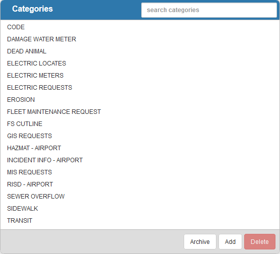 Add or Edit a Custom Field Category
