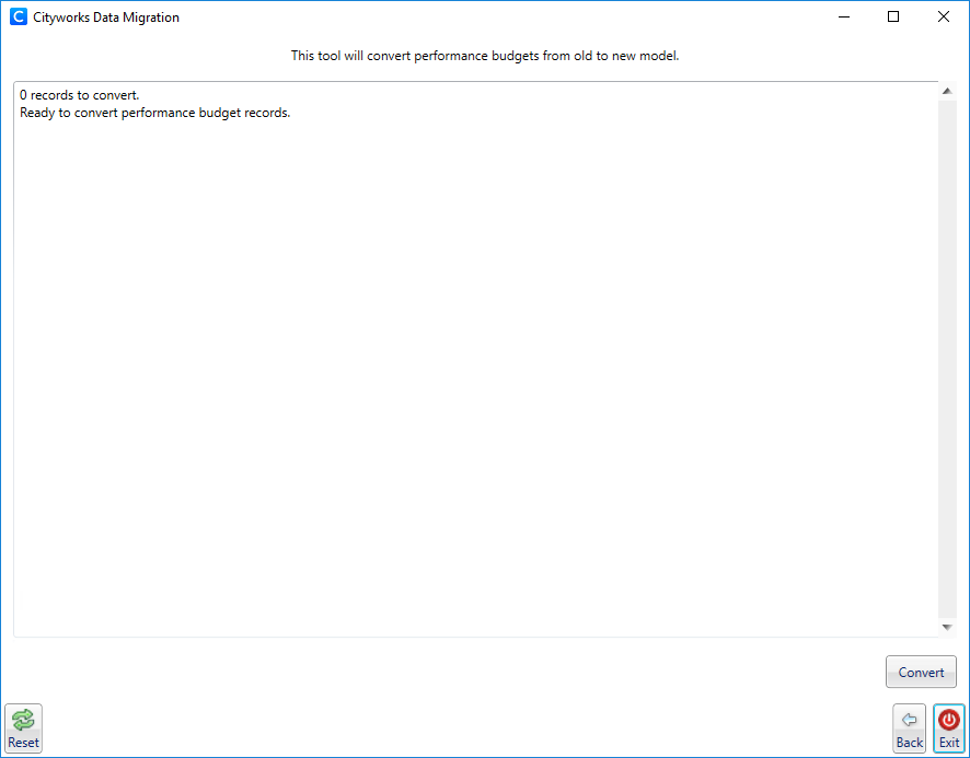 Performance Budgets Migration