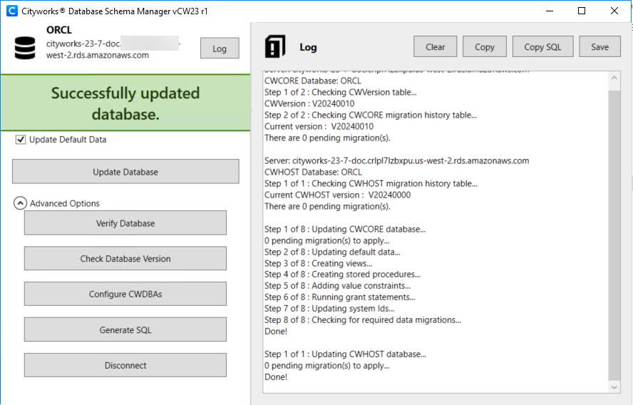 Upgrade to Cityworks 23.2 and Newer in Oracle