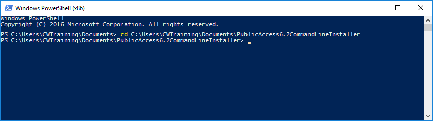 Install Public Access Using the Command Line Interface (CLI) Installer