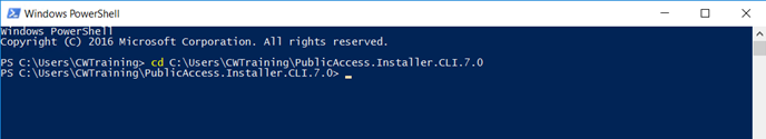 Install Public Access Using the Command Line Interface (CLI) Installer