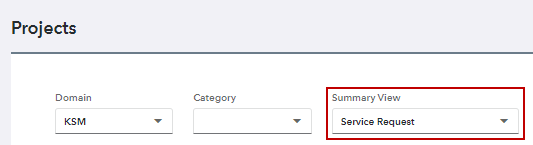 View Service Requests