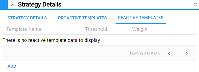Configure Reactive Templates