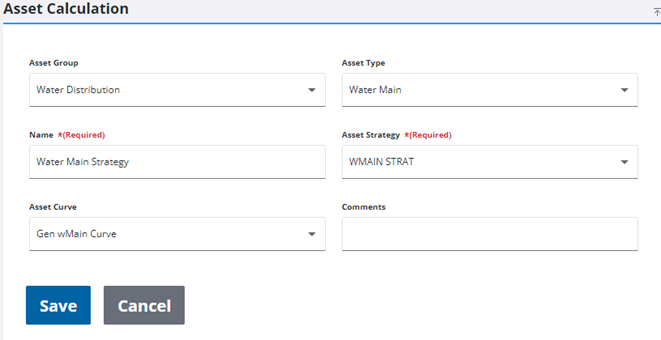 Add Asset Calculations