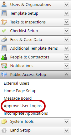 Manually Approve User Login Requests