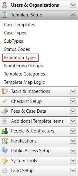 View an Expiration Type