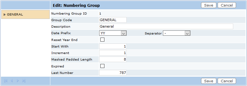 Numbering Group Fields