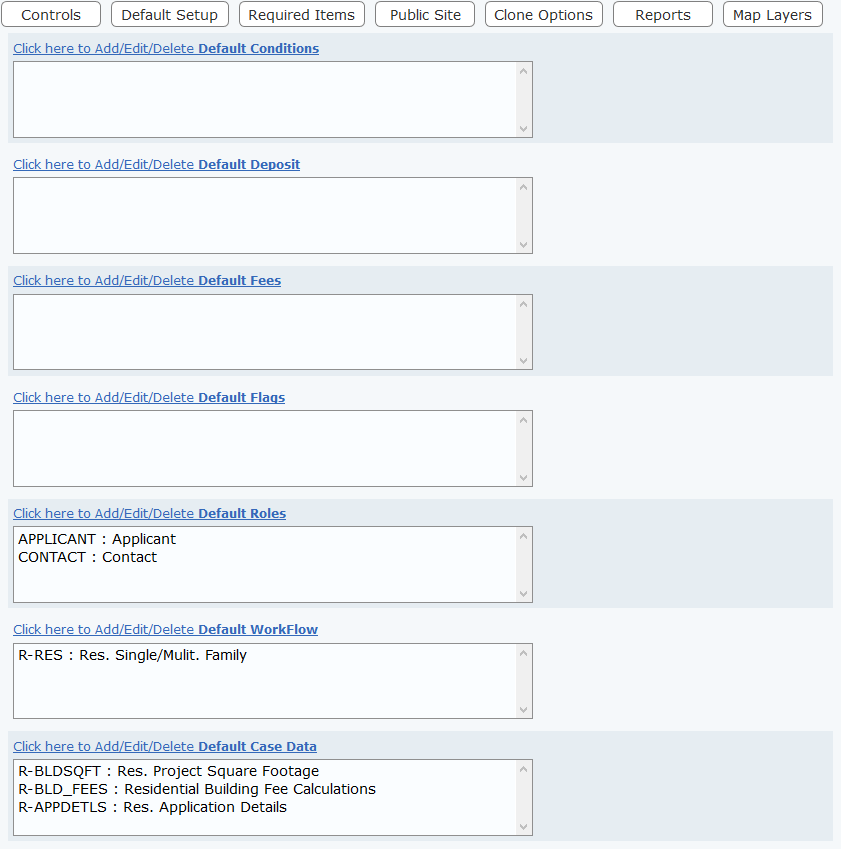 Configure Default Setup on a Case Template Configure Default Setup on a Case Template