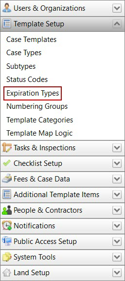 View an Expiration Type