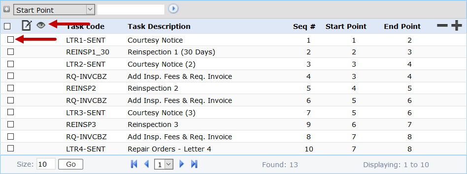 View Tasks in a Task Group