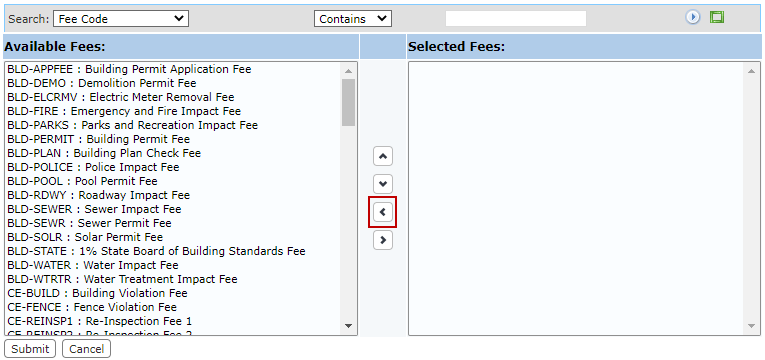 Configure Escrow Fees