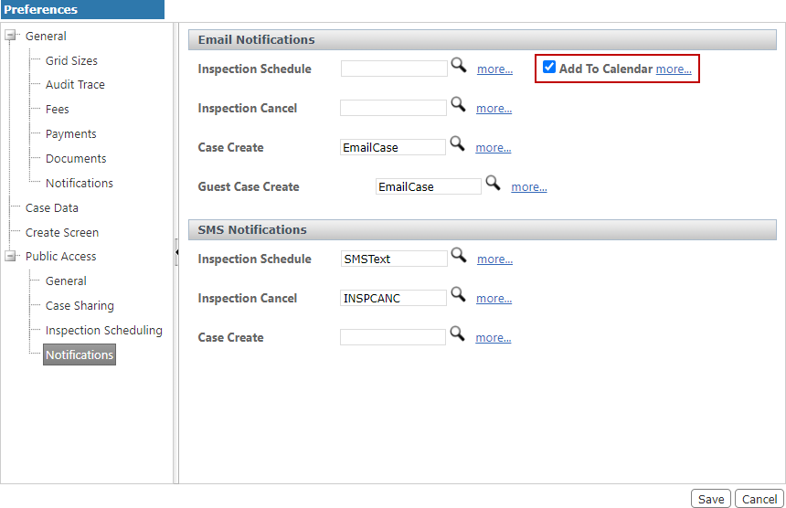 Enable Notifications for Public Access