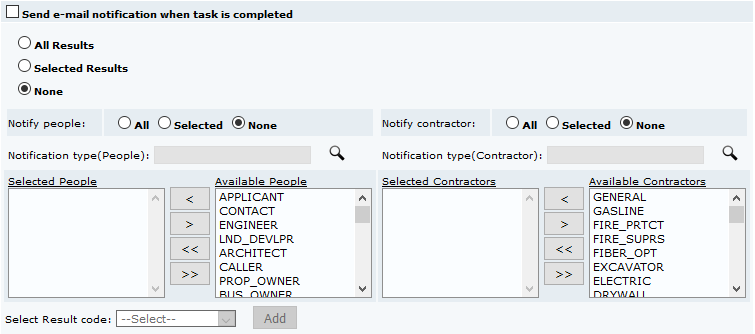 Task Notification Fields