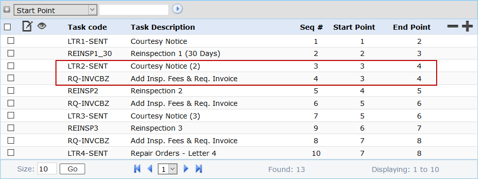 View Tasks in a Task Group