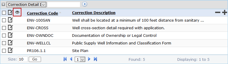View a Line Item from a Checklist