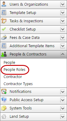 Edit a People Role