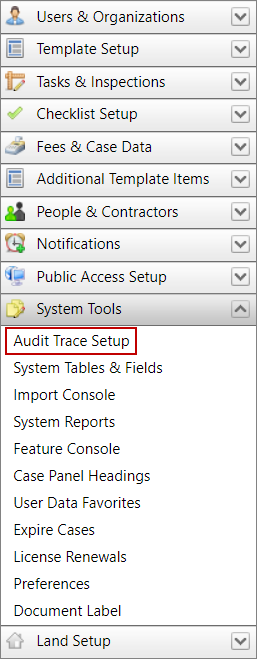 Set Up Audit Trace