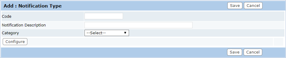 Notification Type Fields