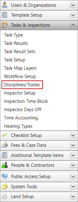 Edit a Discipline